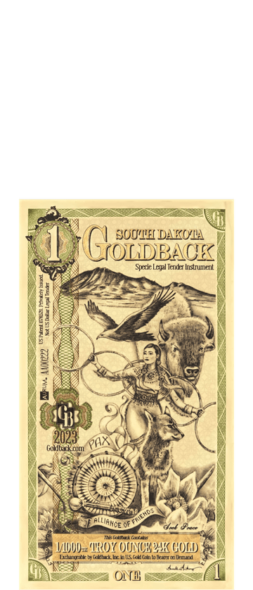 Buy Goldback Aurum Notes Online – AuTM